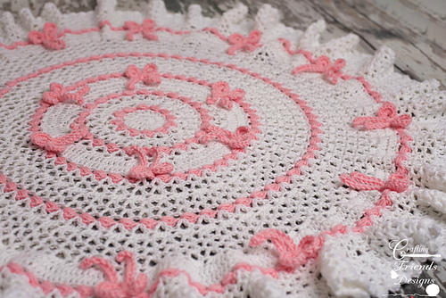 Ravelry: Rings of Ribbon Spring Afghan pattern by Kate Wagstaff