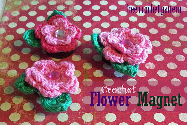 Ravelry: Flower Magnet pattern by Jenny Newman