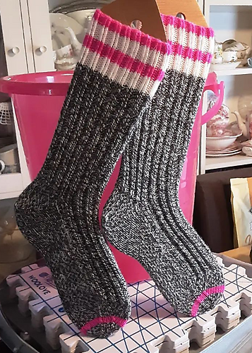 Ravelry: Barn Socks pattern by Carol Roy