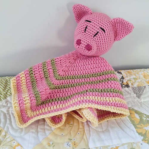 Ravelry: Little Piggy Lovey pattern by Jenny Ryan