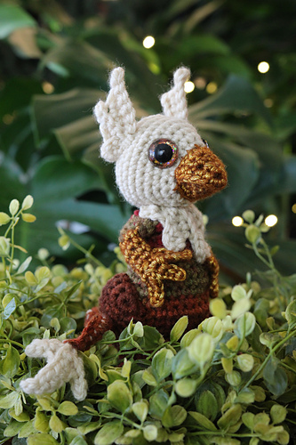 Ravelry: Cute Critter Alce Wingless Griffin pattern by Megan Lapp