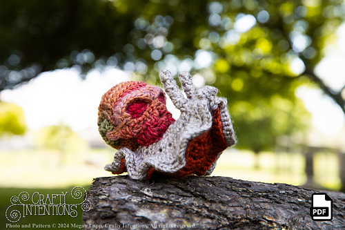 Ravelry: Spiral Skull Snail Shells pattern by Megan Lapp