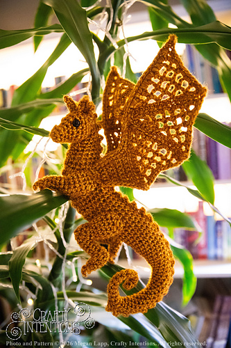 Ravelry: Charming Lace Wing Dragon pattern by Megan Lapp