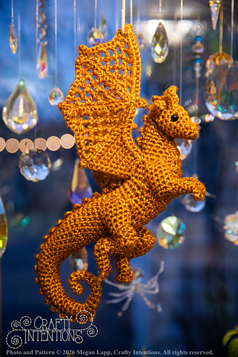 Ravelry: Charming Lace Wing Dragon pattern by Megan Lapp