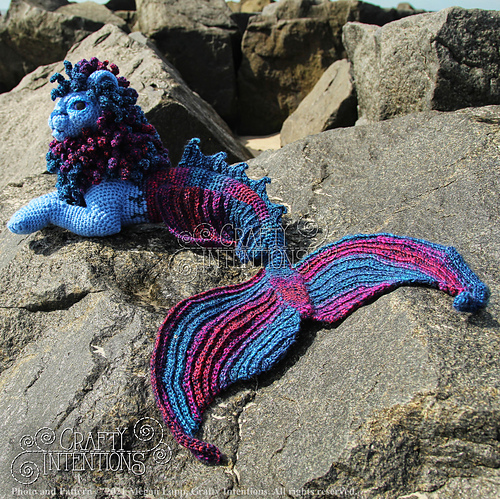 Ravelry: Add-On Merlion Tails and Fins pattern by Megan Lapp