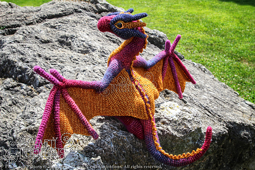 Ravelry: Large Wyvern pattern by Megan Lapp