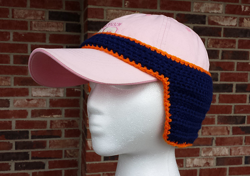 Ravelry: Go Team! Baseball Hat Ear Warmer pattern by Kathryn Kennedy