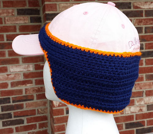 Ravelry: Go Team! Baseball Hat Ear Warmer pattern by Kathryn Kennedy