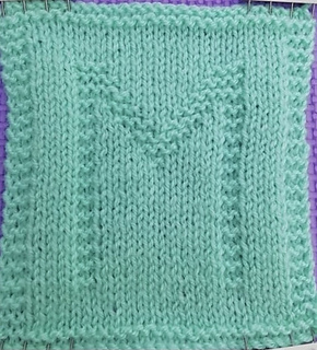 Ravelry: Alphabet square letter M pattern by Sammy Bristow