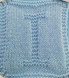 Ravelry: Alphabet square letter I pattern by Sammy Bristow