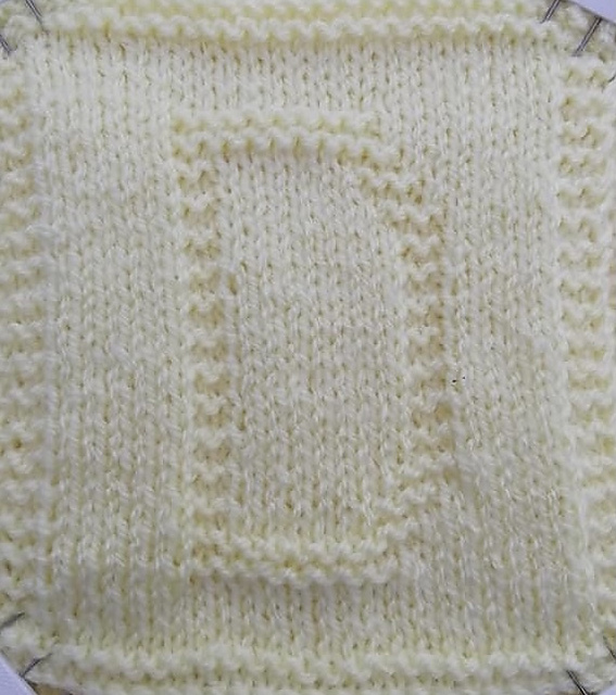 Ravelry: Alphabet square letter D pattern by Sammy Bristow