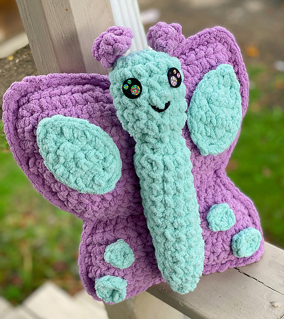 Ravelry: Butterfly Plush pattern by Crazy4CrochetMomma