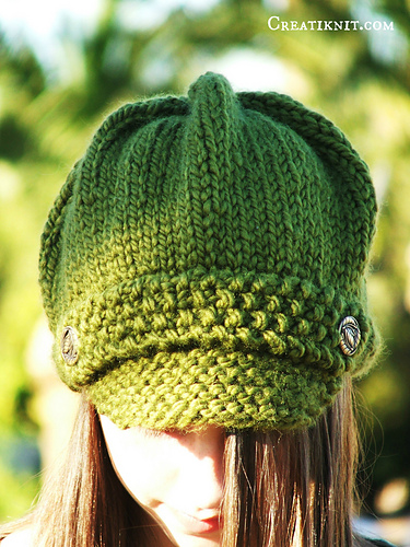 Ravelry: Newsboy Hat pattern by CreatiKnit