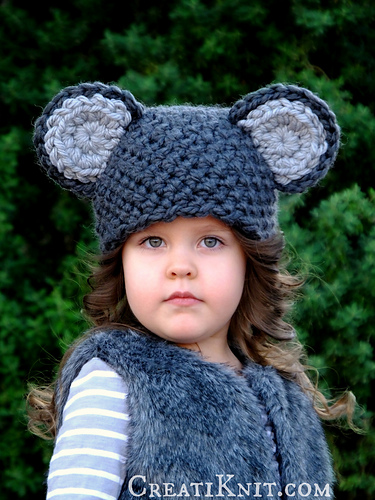 Ravelry: The Baby Meadow Mouse Hat pattern by CreatiKnit
