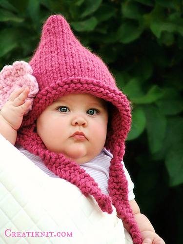 Ravelry: Pixie Hood Baby pattern by CreatiKnit