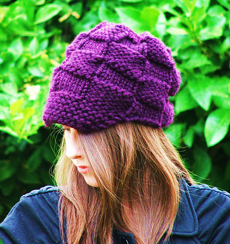 Ravelry: Enchanted Checkers Hat with or without brim pattern by CreatiKnit