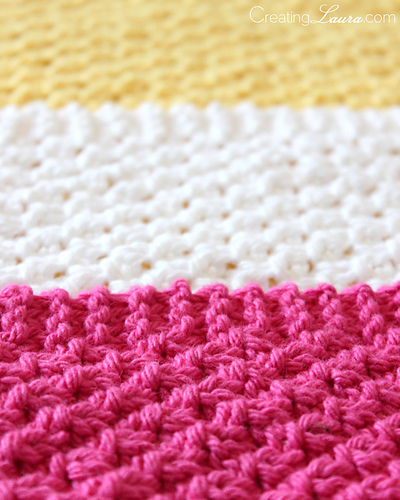Ravelry: Double Seed Stitch Washcloth pattern by Laura Doty