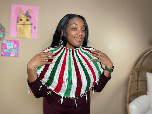 Ravelry: Christmas Capelet pattern by Creations By Courtney