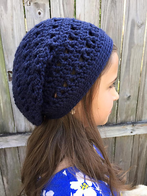 Ravelry: Cross-Stitch Slouchy Hat pattern by Carolyn Doherty