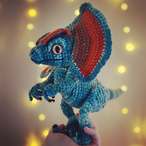 Ravelry: Dexter the Dilophosaurus Dinosaur Amigurumi pattern by Charlyn ...