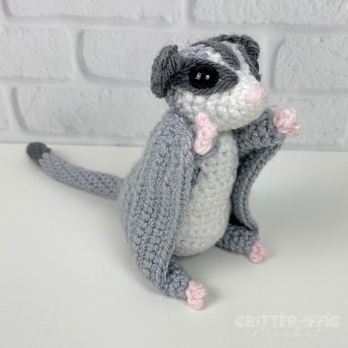 Ravelry: Sassy the Sugar Glider Amigurumi pattern by Charlyn Smith