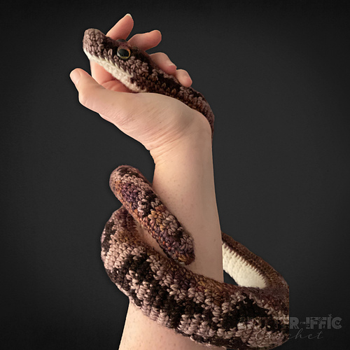 Ravelry: Betty the Ball Python Snake pattern by Charlyn Smith