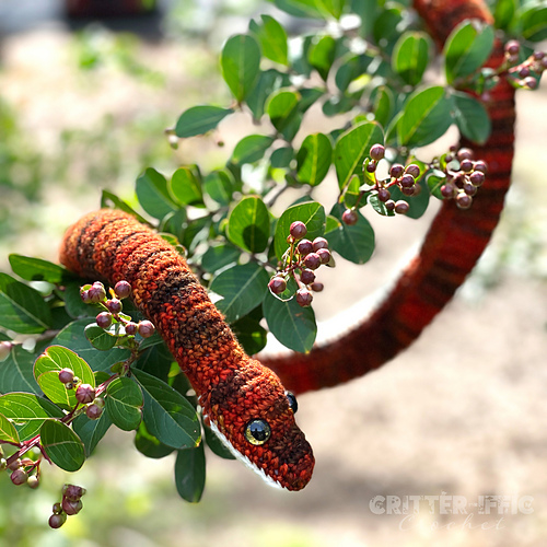 Ravelry: Betty the Ball Python Snake pattern by Charlyn Smith