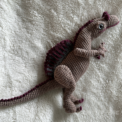 Ravelry: Steven the Spinosaurus Dinosaur pattern by Charlyn Smith