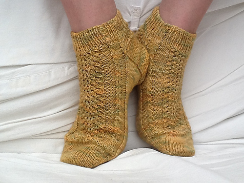 Ravelry: Garnet Canyon Socks pattern by Phyll Lagerman