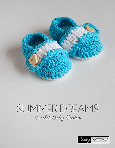 Ravelry: Baby Booties - SUMMER DREAMS pattern by Croby Patterns - Doroteja