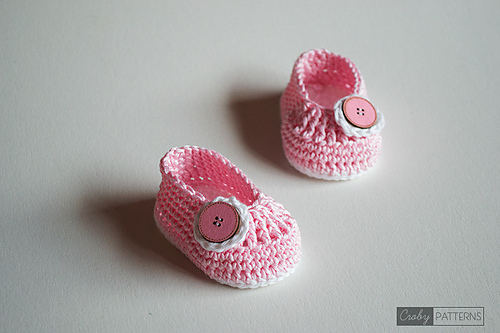 Ravelry: Crochet Baby Booties - Princess smile pattern by Croby ...