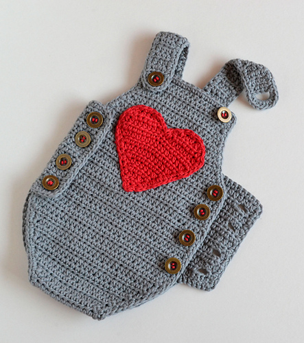 Ravelry: Crochet Baby Romper - Baby Joy pattern by Croby Patterns ...