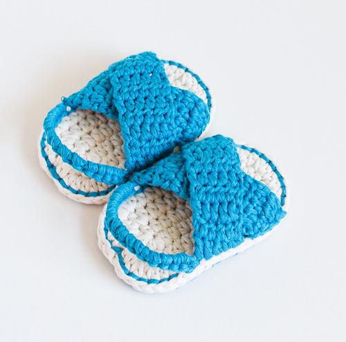 Ravelry: Crochet Baby Booties Sandals - Day At The Beach pattern by ...