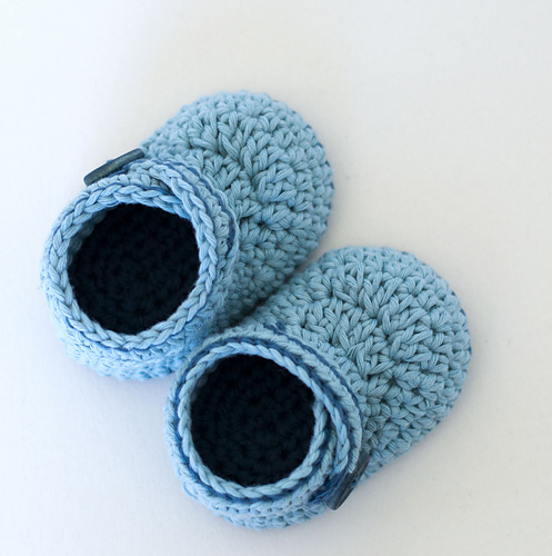 Ravelry: Crochet Baby Booties - Blue Whale pattern by Croby Patterns ...