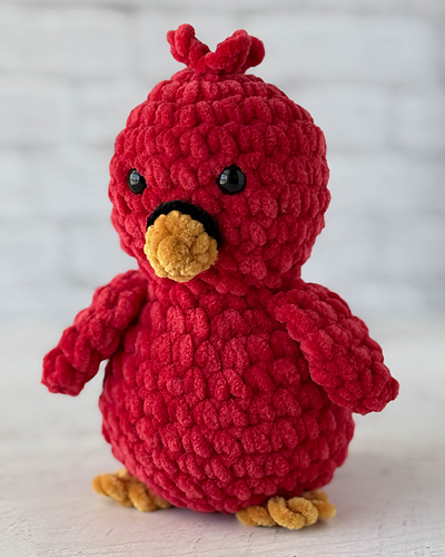 Ravelry: Carl the Cardinal pattern by Crochet 365 Knit Too
