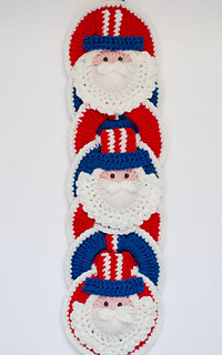 Ravelry: Uncle Sam Wall Hanging pattern by Crochet 365 Knit Too
