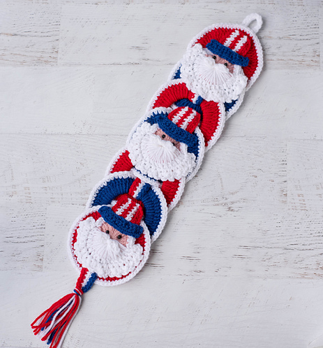 Ravelry: Uncle Sam Wall Hanging pattern by Crochet 365 Knit Too