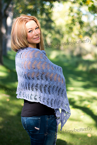Ravelry: Silk Cloud Waves Shawl pattern by Corinne Freeman