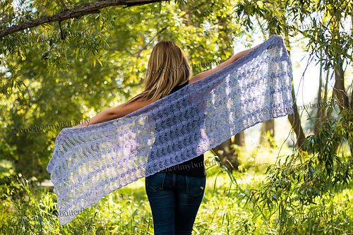 Ravelry: Silk Cloud Waves Shawl pattern by Corinne Freeman