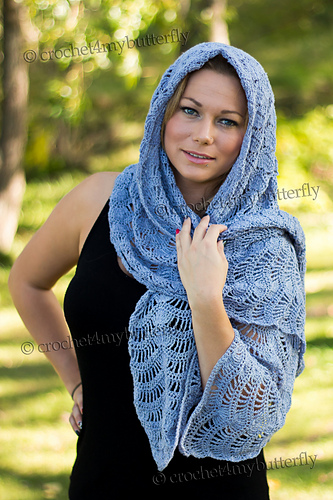 Ravelry: Silk Cloud Waves Shawl pattern by Corinne Freeman