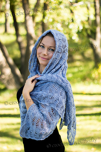 Ravelry: Silk Cloud Waves Shawl pattern by Corinne Freeman