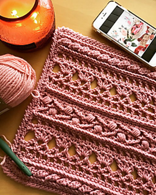 Ravelry: CrochetAlaDia's Spring Pathways Square