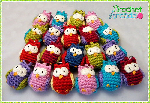 Ravelry: Crochet Owl Key Ring pattern by Aneta Izabela