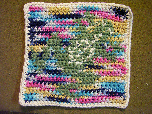 Ravelry: Frog Filet Crochet Chart Graph pattern by Maria Merlino