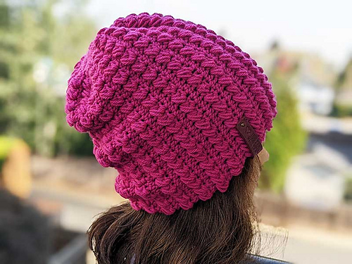 Ravelry: Puff Stitch Beanie pattern by Crochet Bits