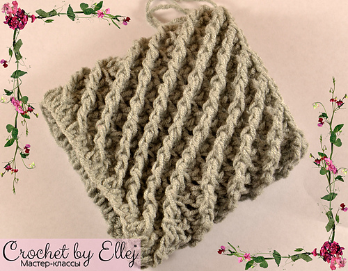 Ravelry: Diagonal Crochet Stitch pattern by Elena Kozhukhar