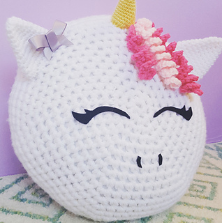 Ravelry: Unicorn Pillow pattern by Pollie Morelock