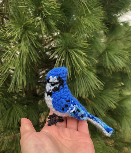 Ravelry: Beautiful Blue Jay Amigurumi Bird pattern by CrochetCartel Co