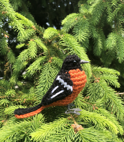 Ravelry: Baltimore Oriole Bird Amigurumi pattern by CrochetCartel Co