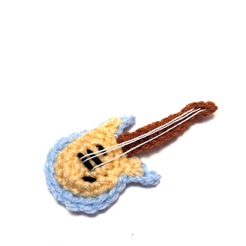 Ravelry: Electric Guitar Applique pattern by Dani West